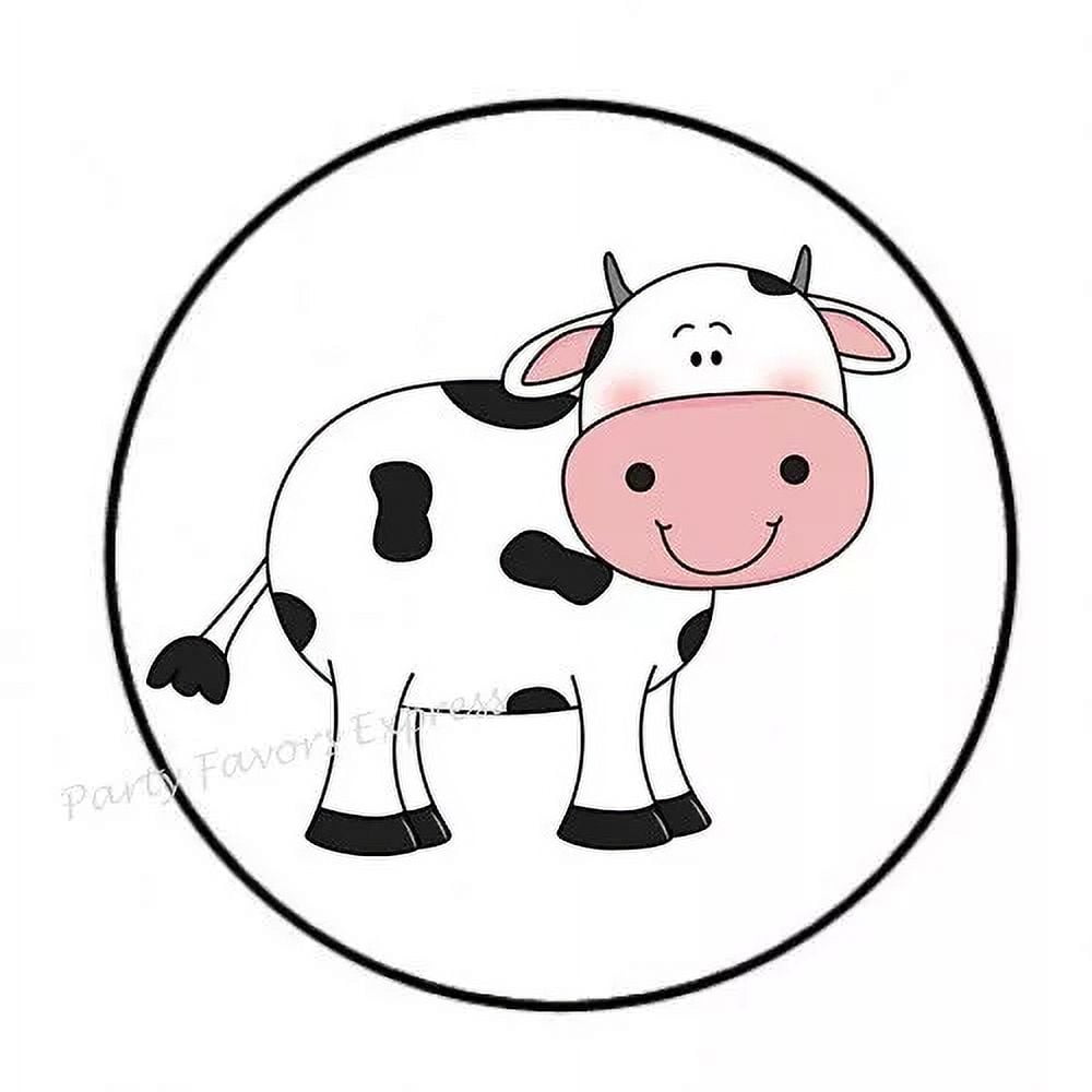 Cow Sticker Party Favors Sticker Envelope Seals Labels Stickers Phone ...