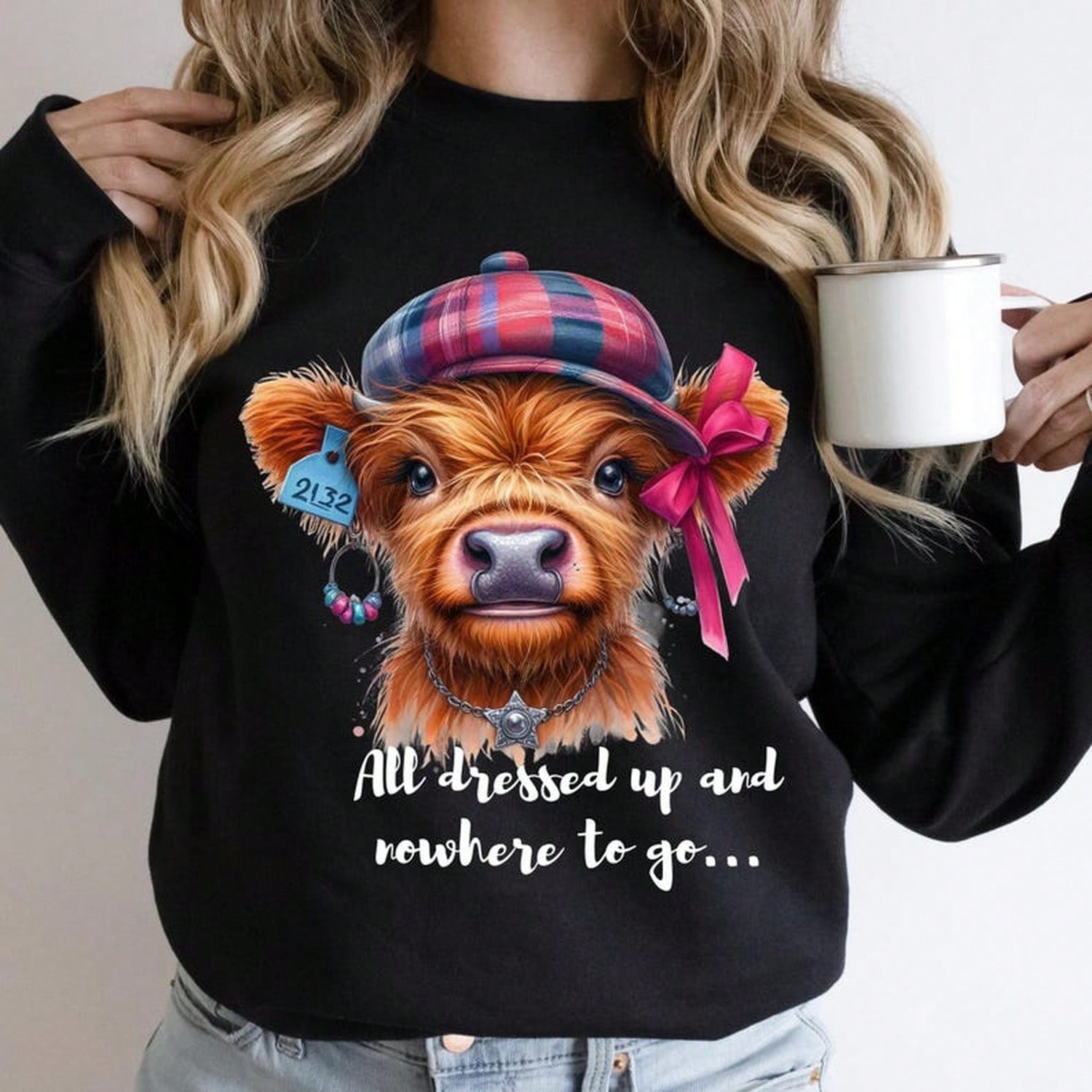 Cow Sweahirt Heifer Sweahirt, Highland Cow S1Hirt Funny Cow S1Hirt ...