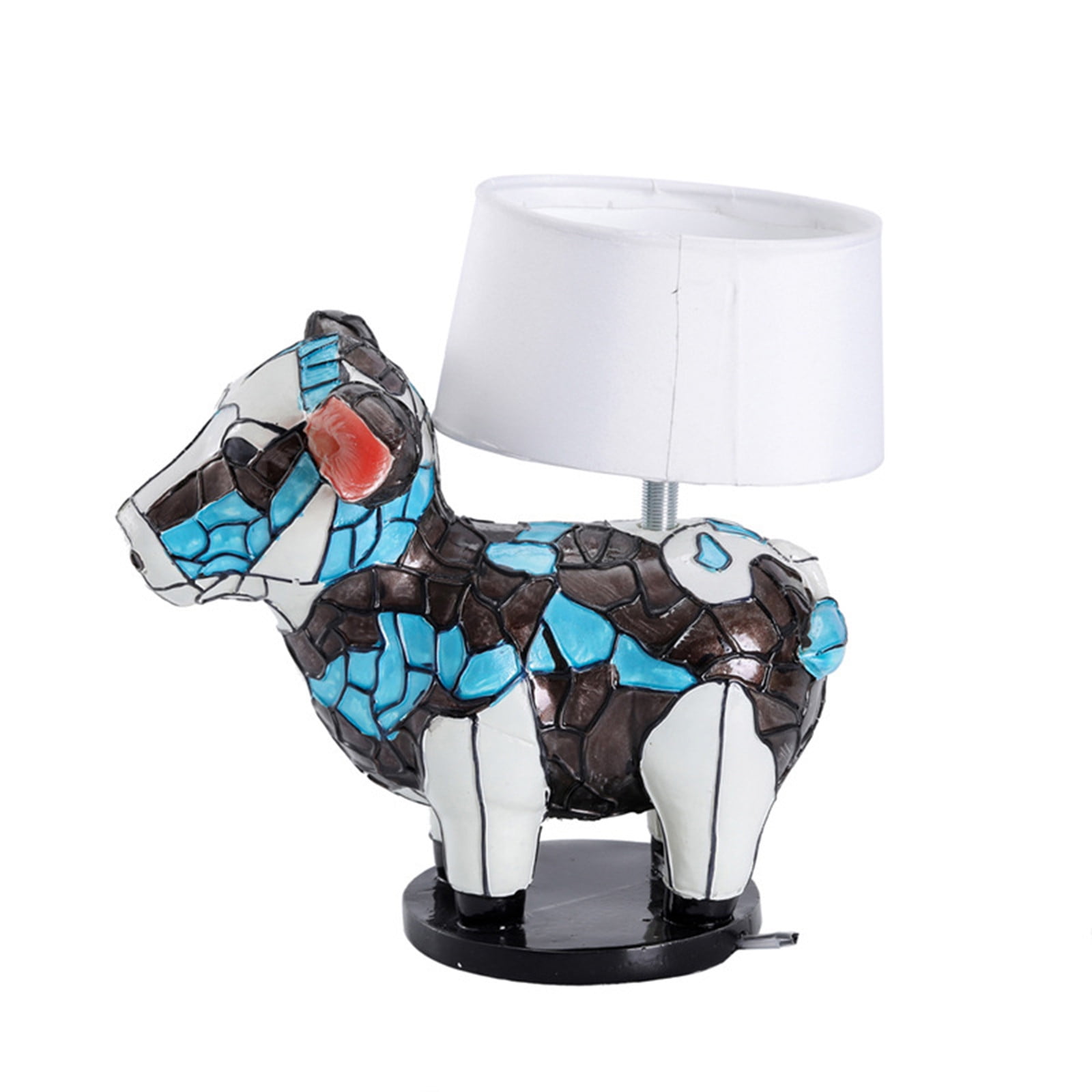 Cow Table Lamp Cow Night Light USB Small Nightstand Lamp Cute Table ...
