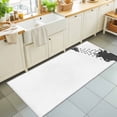 Cow Taking A Shower Rectangle Rug 2'x6' Funny Animal Theme Washable ...