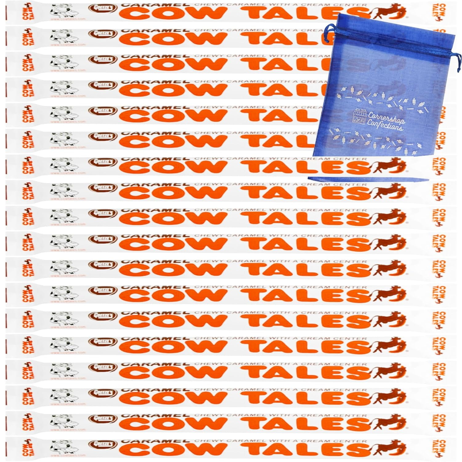 Cow Tales Lover's Original Caramel Flavor 18 Piece Bundle Pack - 18 ...