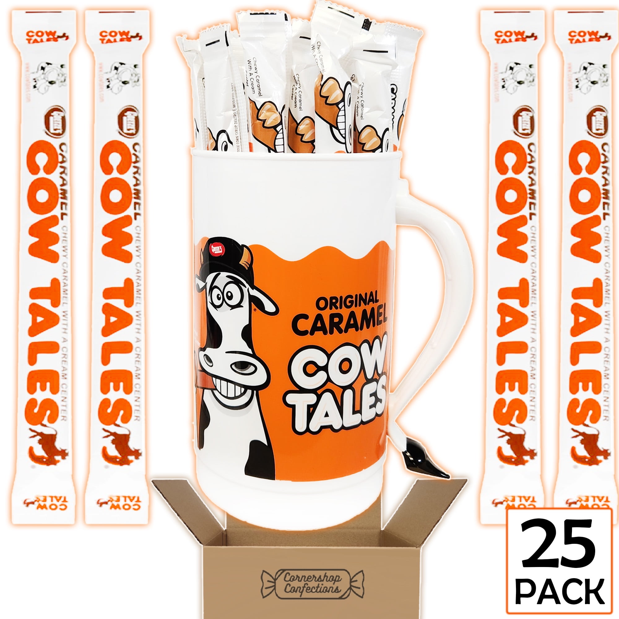 Cow Tales Original Caramel Tumbler AND Candy Bundle Pack - Full-Size ...