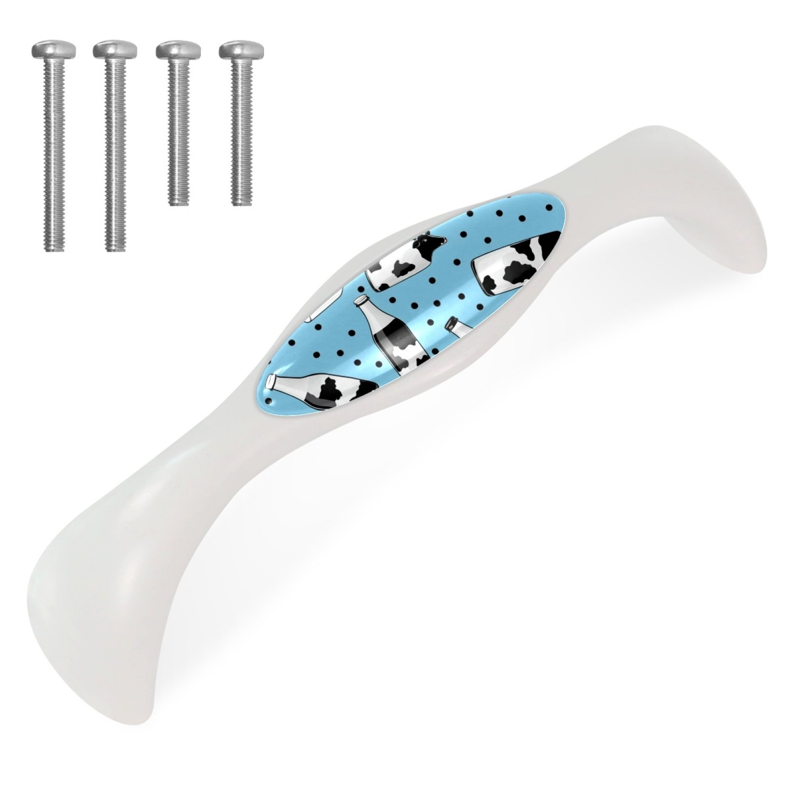 Cow Textured Bottle Kitchen Cabinet Pull Knobs Drawer Hardware Handles ...