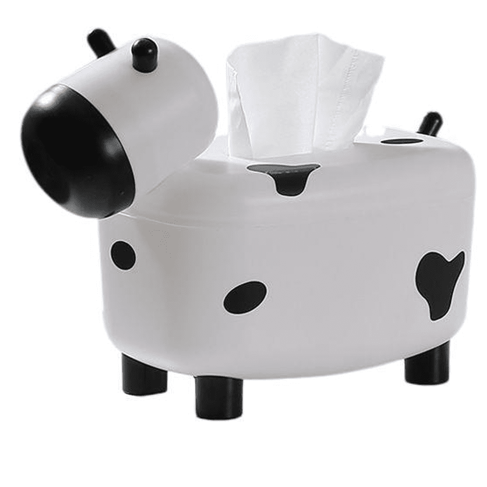 Cow Tissue Box Holder Cute Tissue Box Holders Cow Shape Decorative with ...