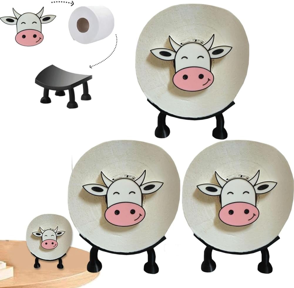 Cow Toilet Paper Holder,Funny Toilet Paper Roll Holder,Animal Toilet ...
