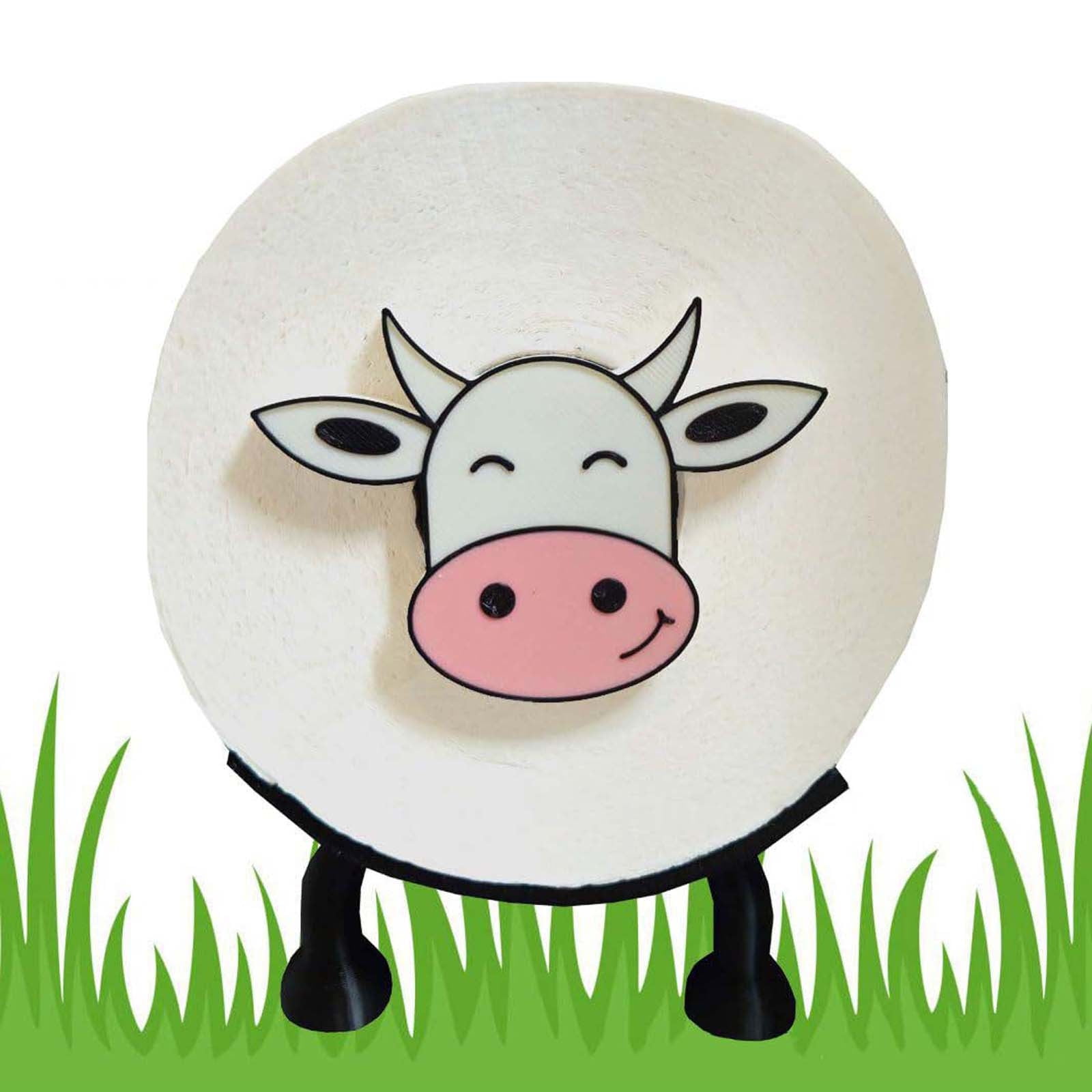 Cow Toilet Roll Holder - Funny Toilet Paper Holder Free Standing ...