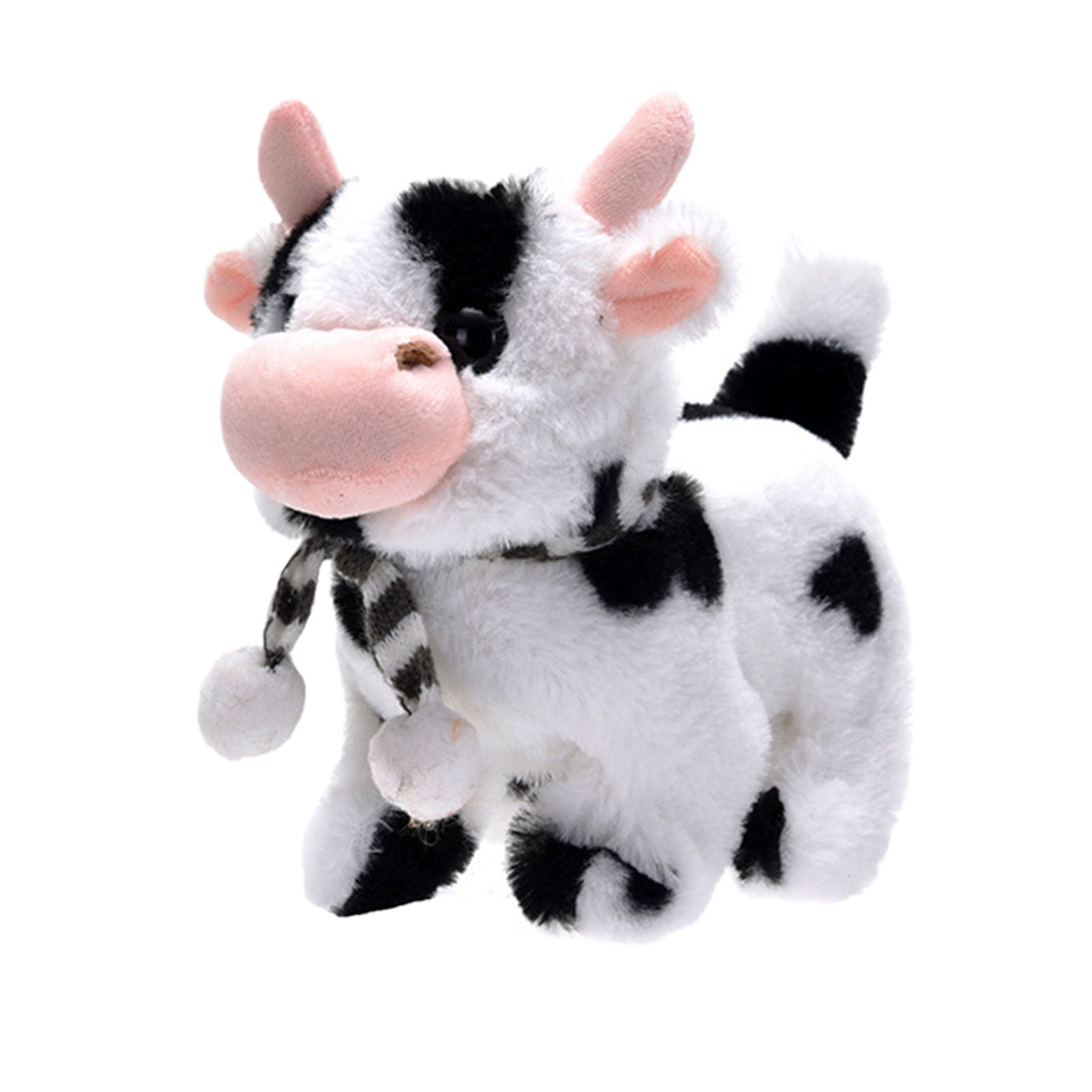 Cow Toys,Electronic Pet Animal Plush Cow,Battery Operated Cattle Toy ...