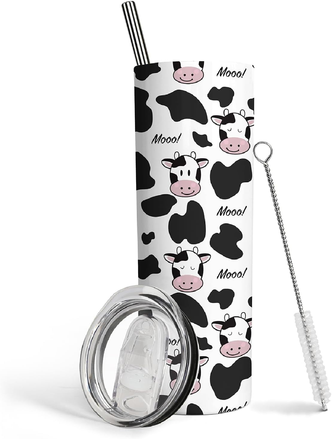 Cow Tumbler Cow Cup 20 Oz Cow Print Tumbler With Lid And Straw Cow ...
