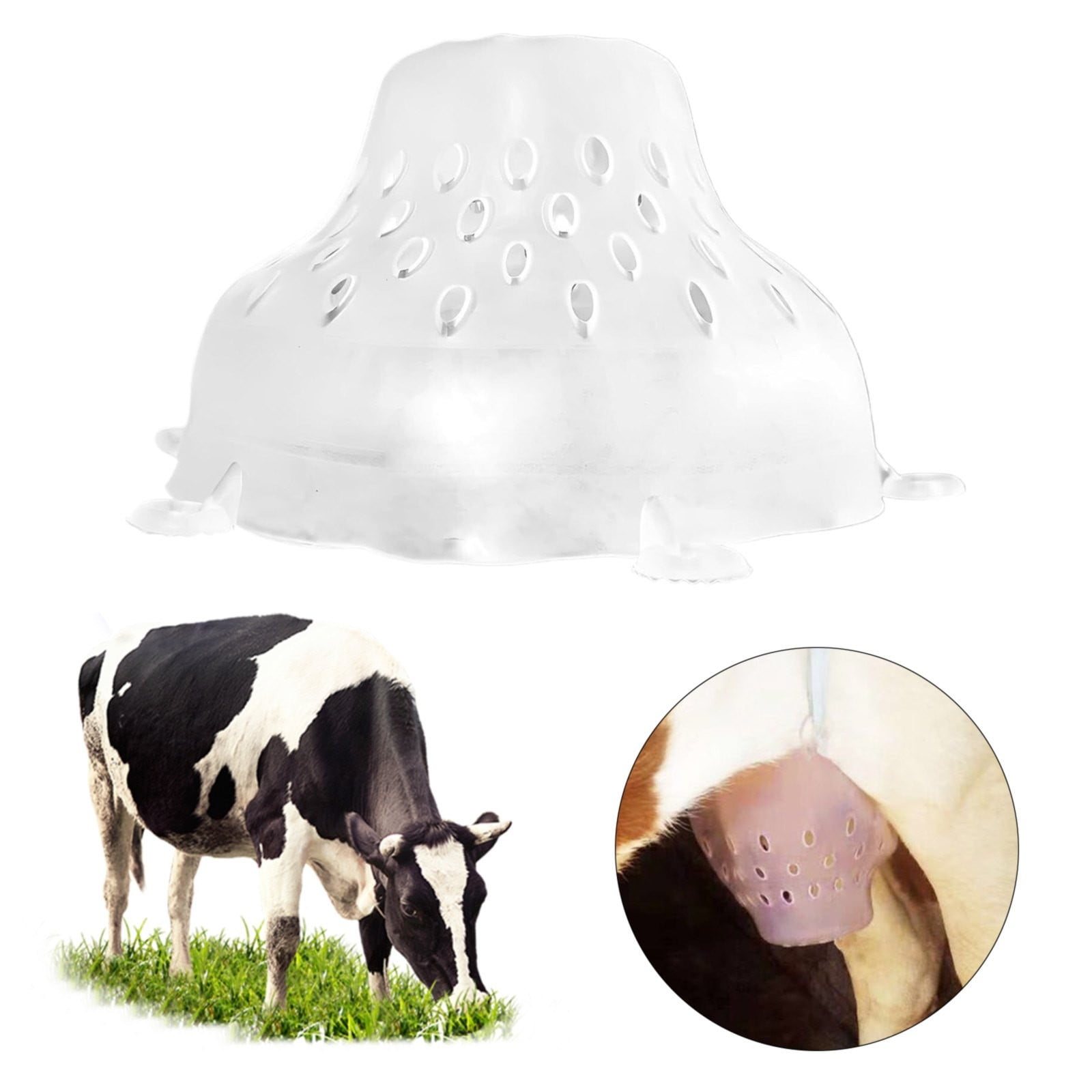 GBAYXJ^White| Cow Weaning Hood | Soft Cattle Cow Weaning Tool ...
