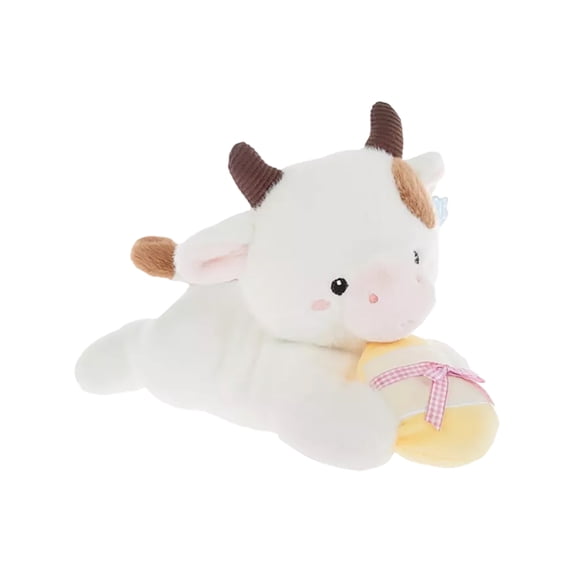 Cow With Easter Egg Weighted Plush Easter Decorations Stuffed Animal ...