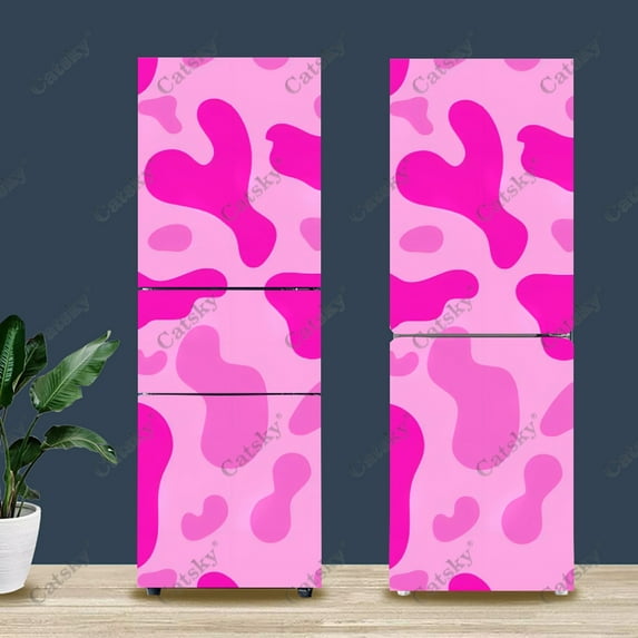 Cow pattern Refrigerator Sticker Home r Kitchen Mural DIY Wall Sticker ...