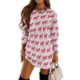 Cow-pink Loose Dress Evening Dress Summer Dresses for Women Luxury ...