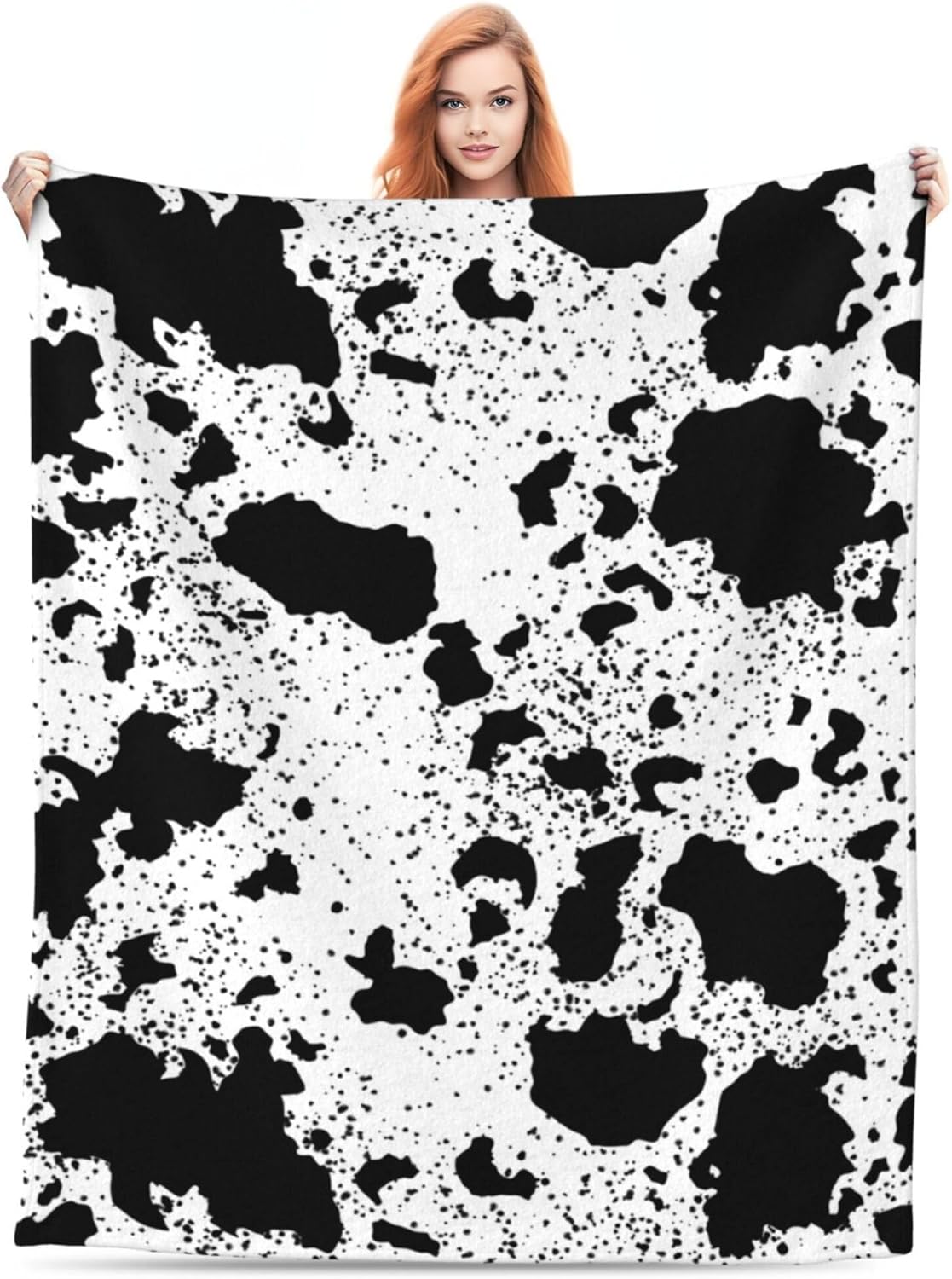 Cow print Blanket for Girls,Kids Cow print Throw Blanket for Boys and ...