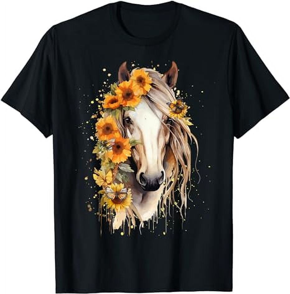 CowGirl Equestrian Horseback Riding T-Shirt - Walmart.com