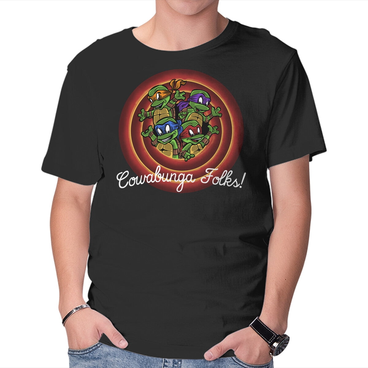 Cowabunga Folks Unisex T-Shirt Tee Sweatshirt Hoodie Tank Top - Walmart.com