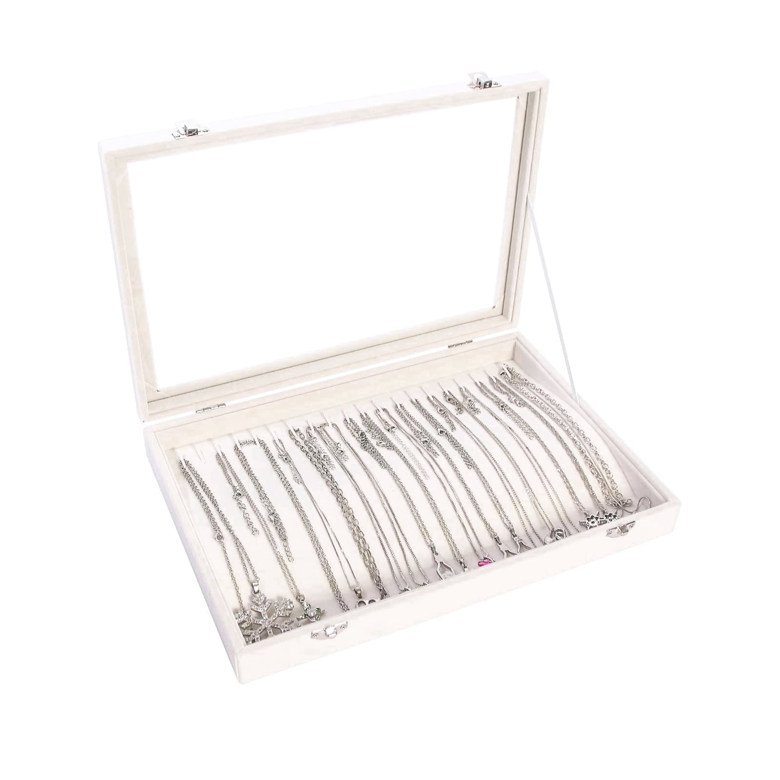 Coward 20 Hooks Necklace Holder Organizer Display Case Box,Jewelry ...