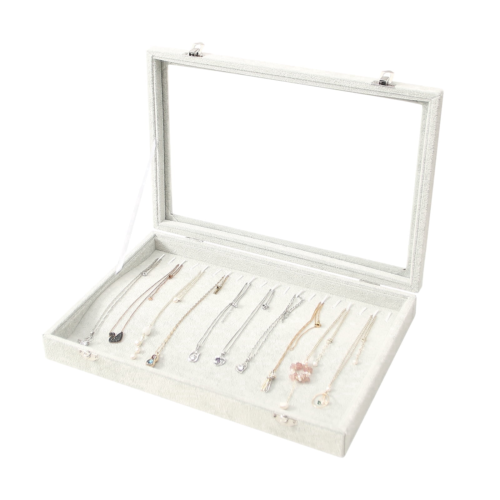 Coward 20 Hooks Necklace Holder Organizer Display Case Box,Jewelry ...