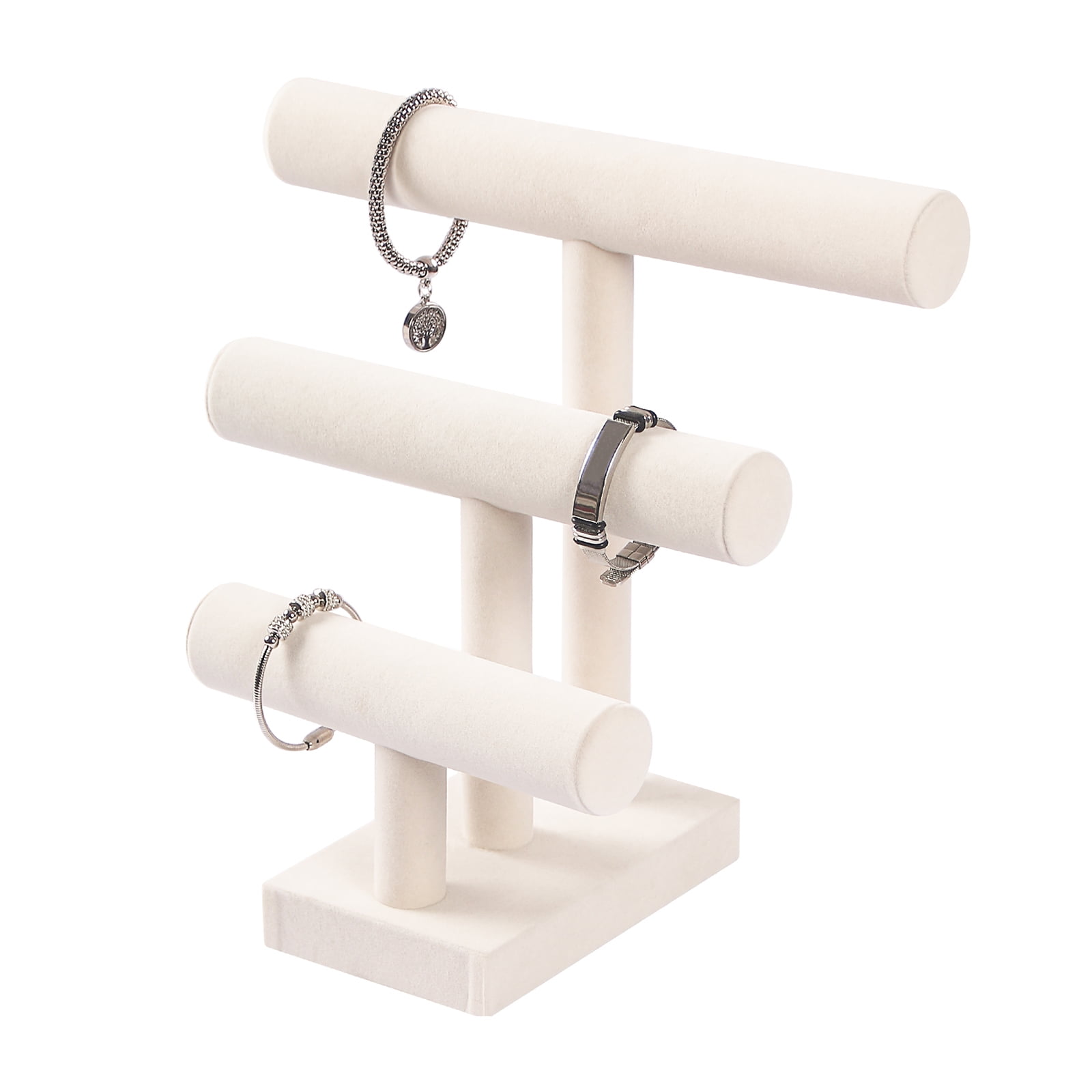 Coward 3 Tier Bracelet Holder,T Bar Jewelry Organizer Display Stand for ...