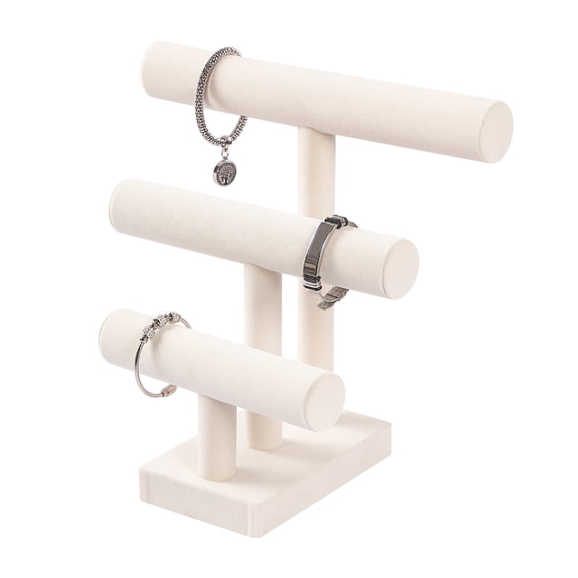 Coward 3 Tier Bracelet Holder,T Bar Jewelry Organizer Display Stand for ...