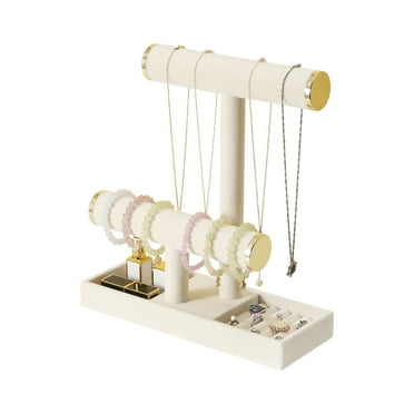 Dezsed 2-Tier Velvet Jewelry Bracelet Watch Rack Organizer Display ...