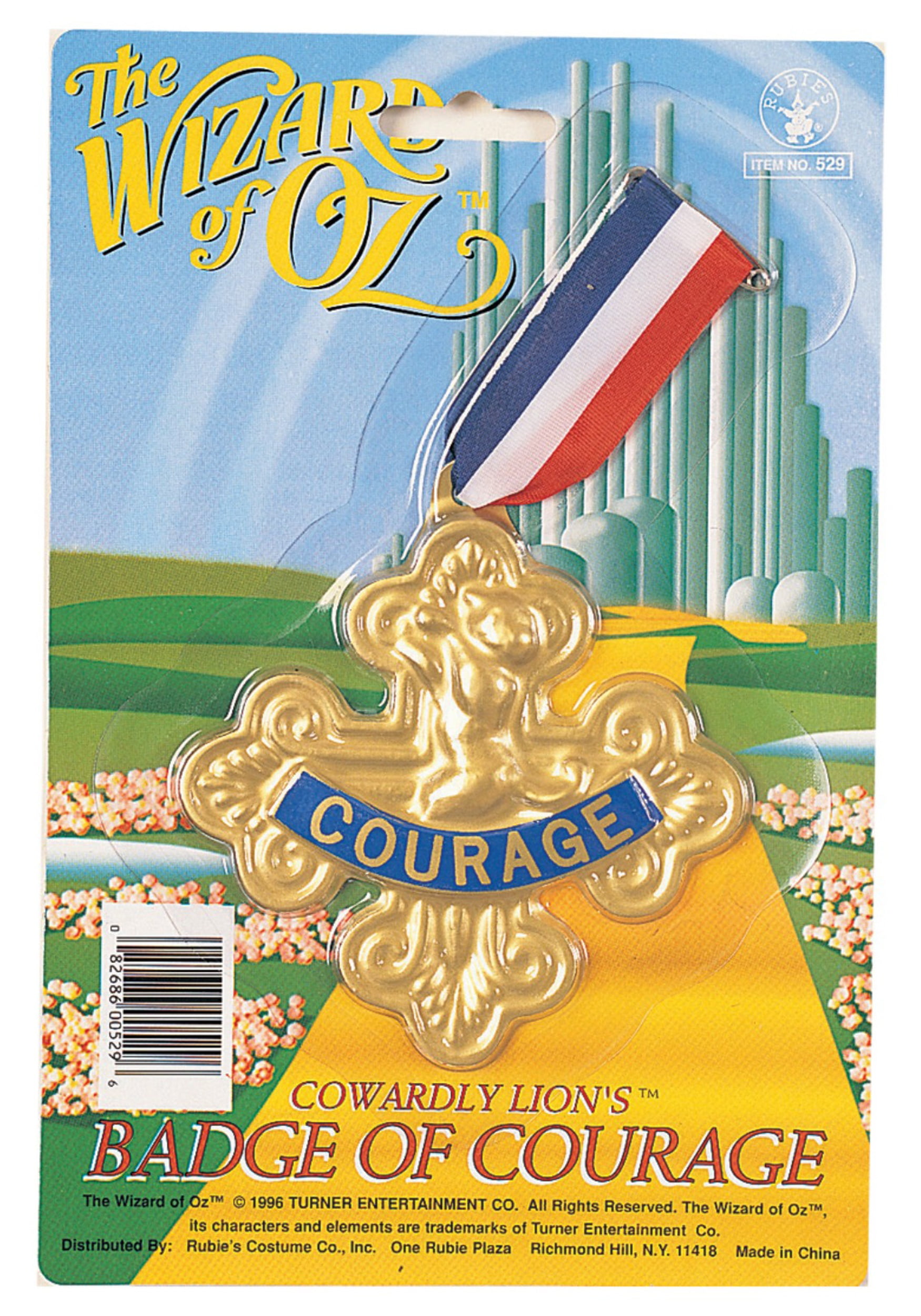 Cowardly Lion Badge of Courage - Walmart.com