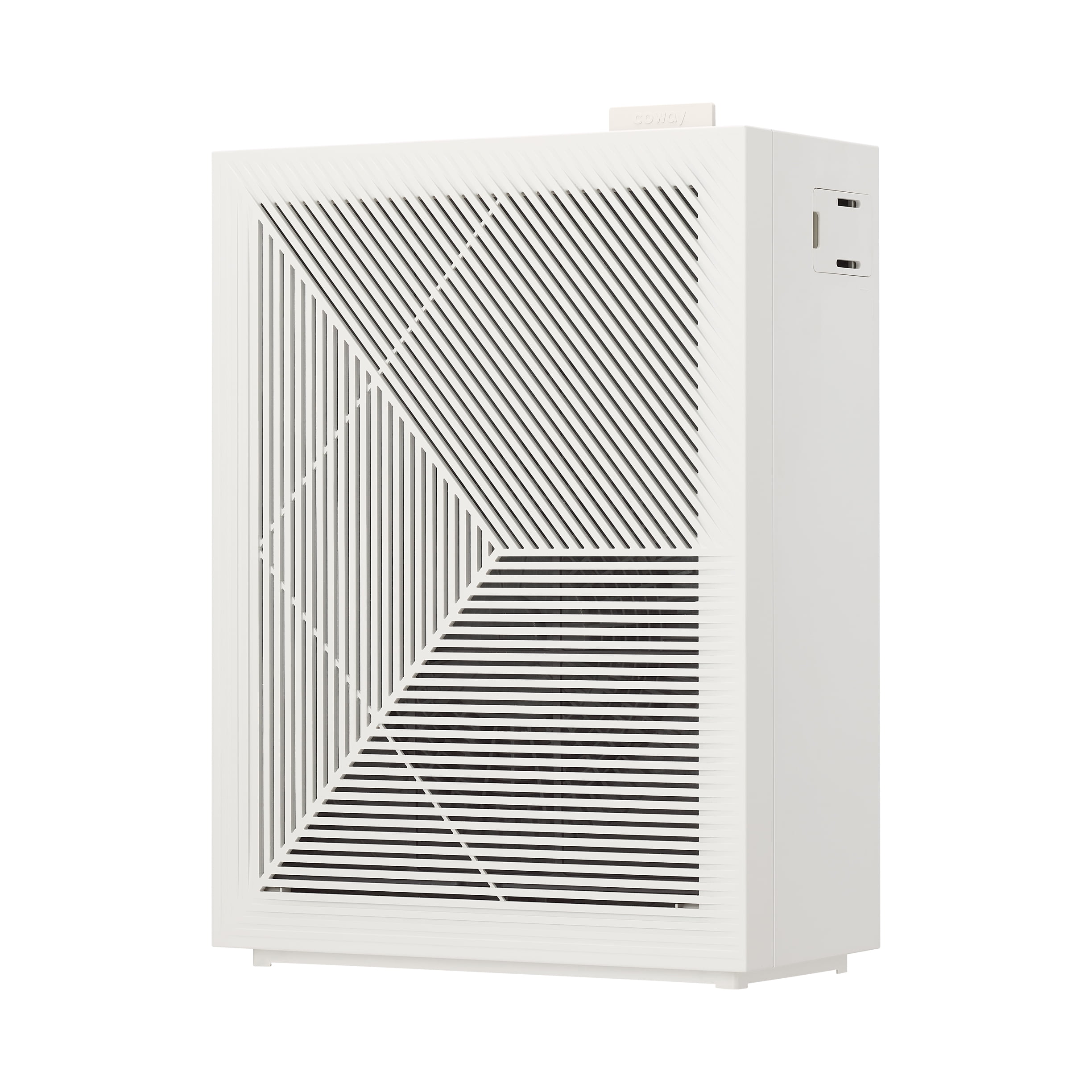 Coway Air Purifier Airmega 160 Dove White True HEPA Filtration System with 214 sq ft Coverage Cartridge Filter Change Indicator Auto Mode