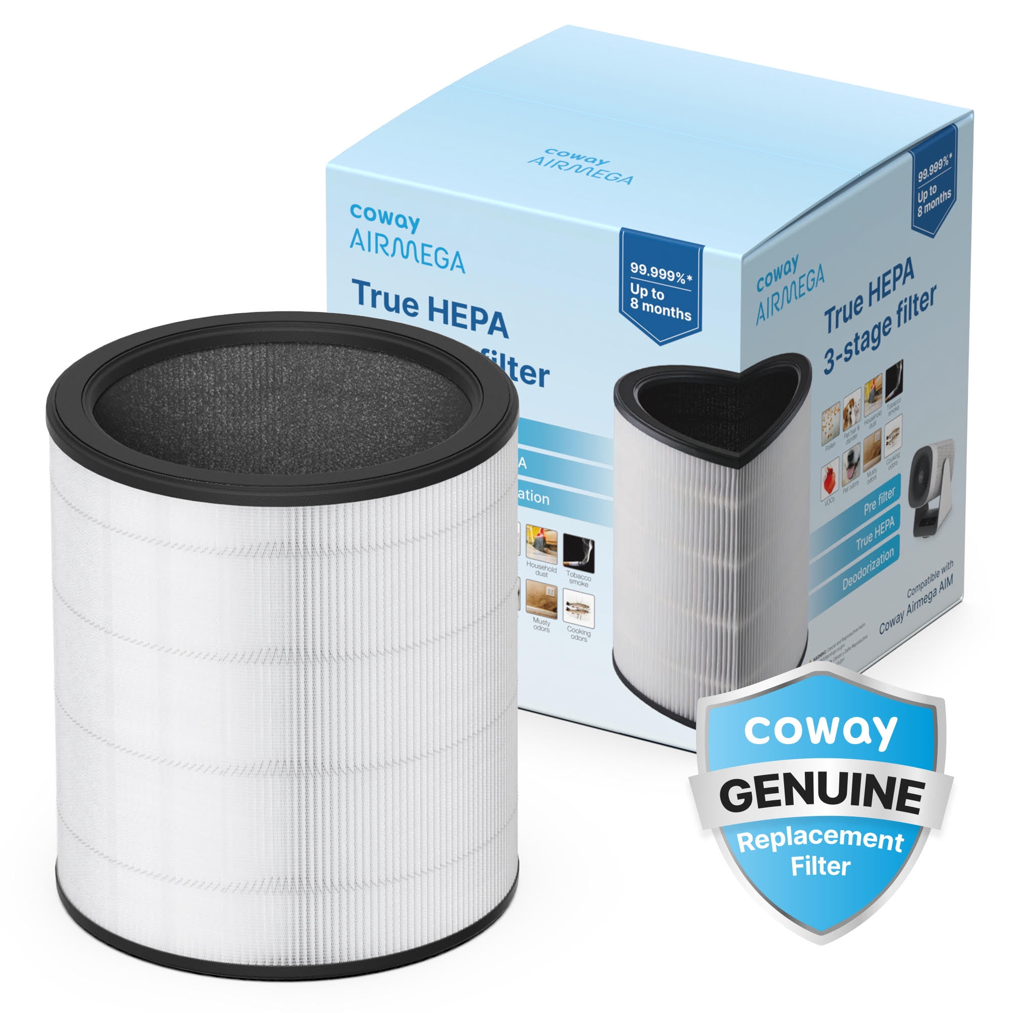 Coway Air Purifier Replacement Filter Airmega Aim (8-months average ...