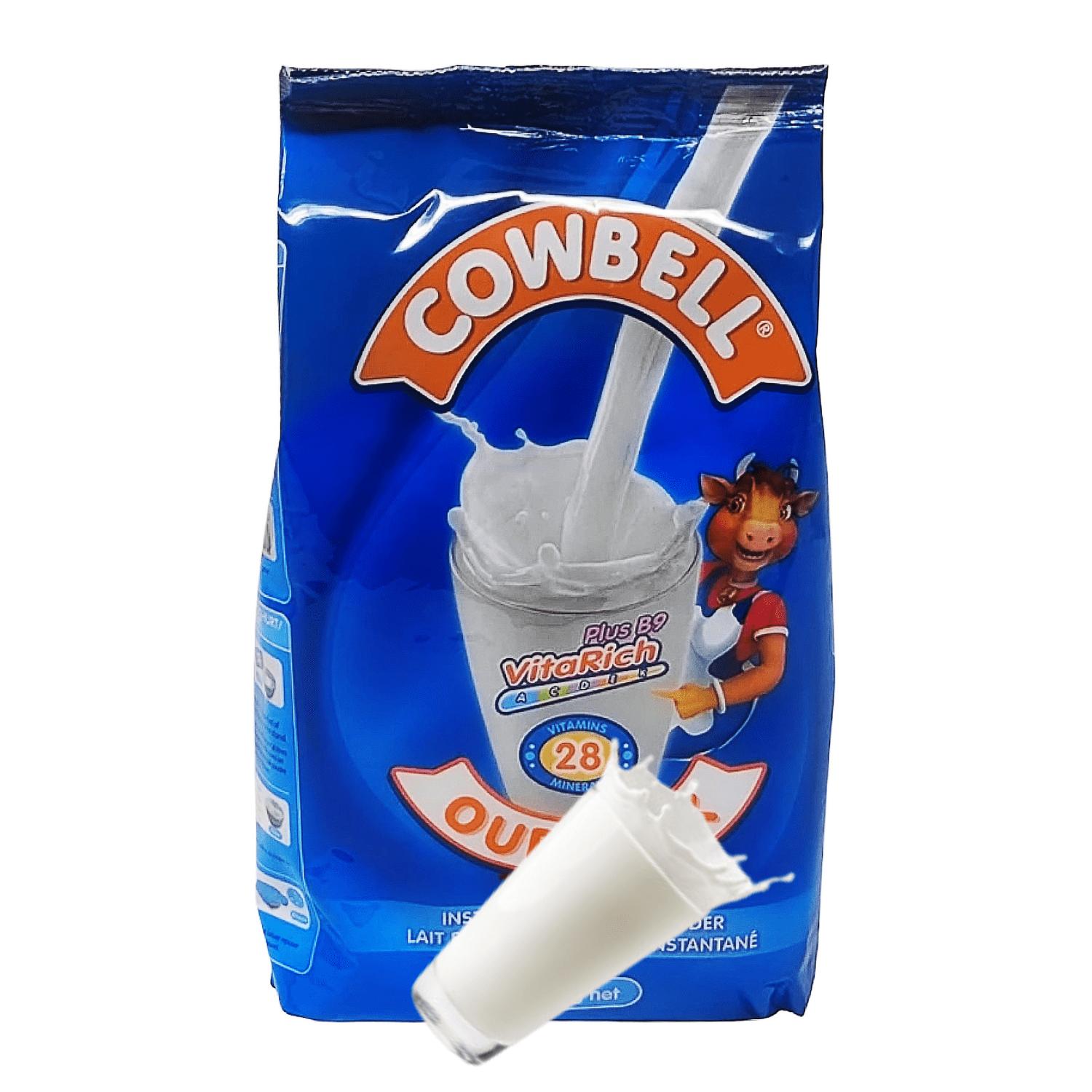 Cowbell Dry Milk Powder, Nutritious and Cholesterol-Free, 320g Sachet - Walmart.com
