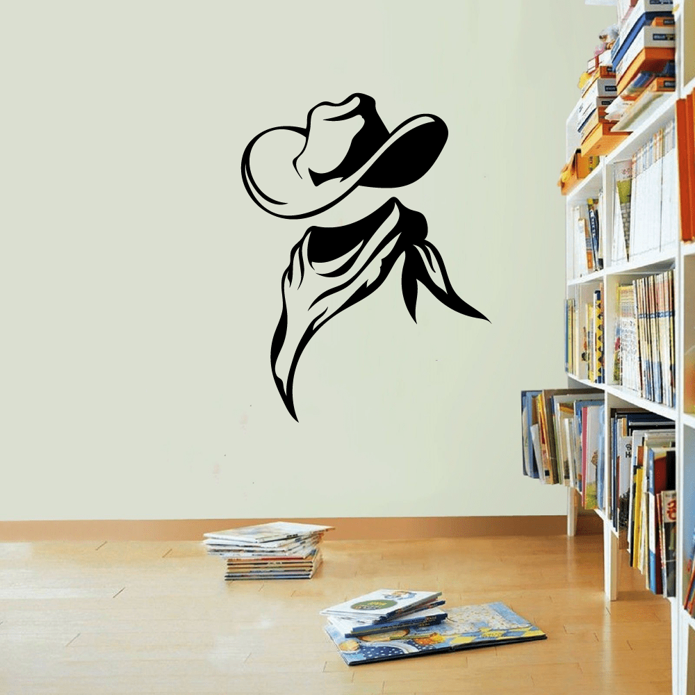 Cowbot Hat And Cowboy Bandanna Cool Silhouette Tough Cowboy Hat Classic ...