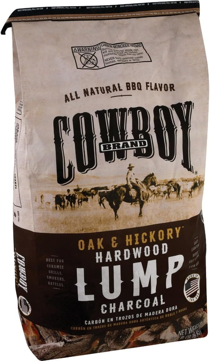 Cowboy 13518 Southern Style Hardwood Lump Charcoal, 18 lb - Walmart.com