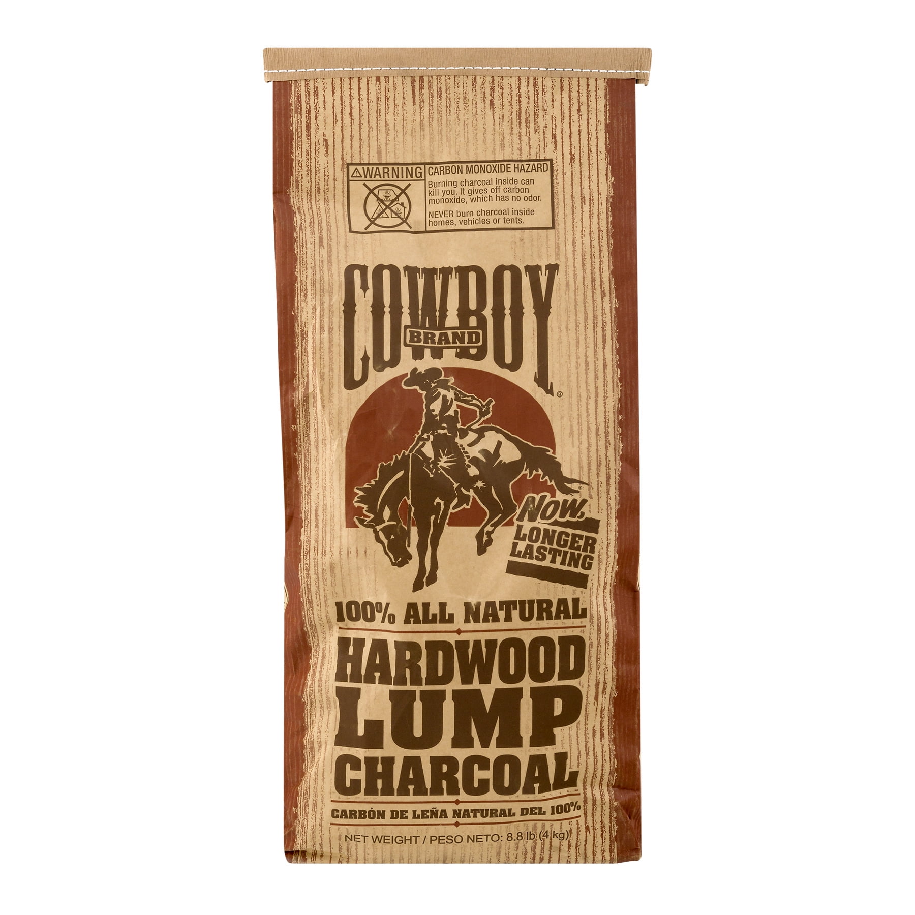 Cowboy 8.8LB Hardwood Lump Charcoal - Walmart.com