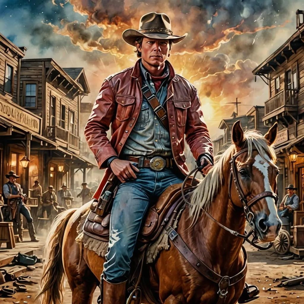 Cowboy Adult 1000 Piece Jigsaw Puzzle Wooden Jigsaw Puzzle Brain ...