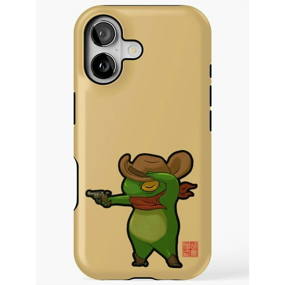 Cowboy And Cowgirl Cute Frog Artwork Protective and Compatible iPhone ...