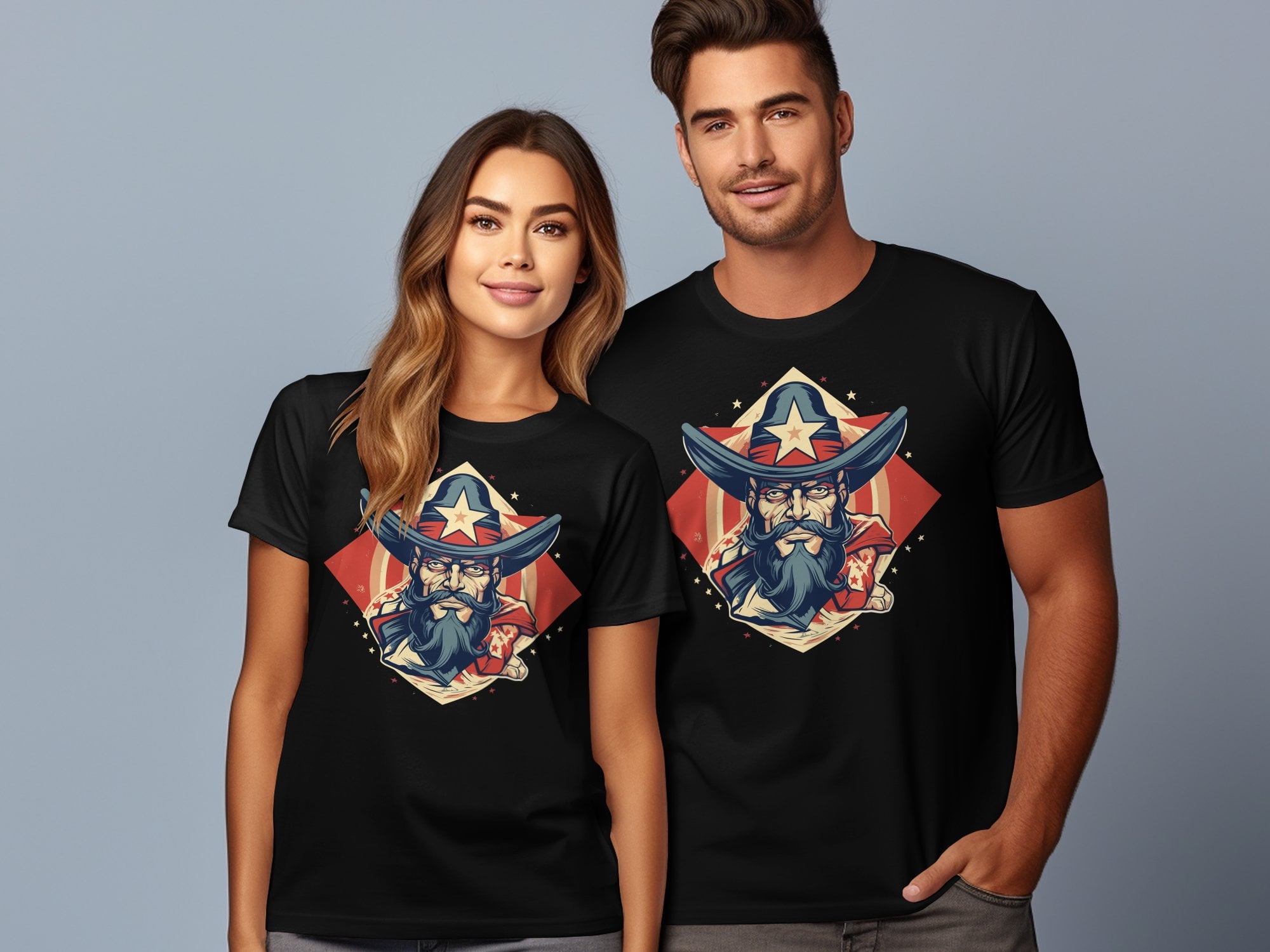 Cowboy Artwork T-Shirt, Western Shirt, Texas Pride Tee, Graphic Tee ...