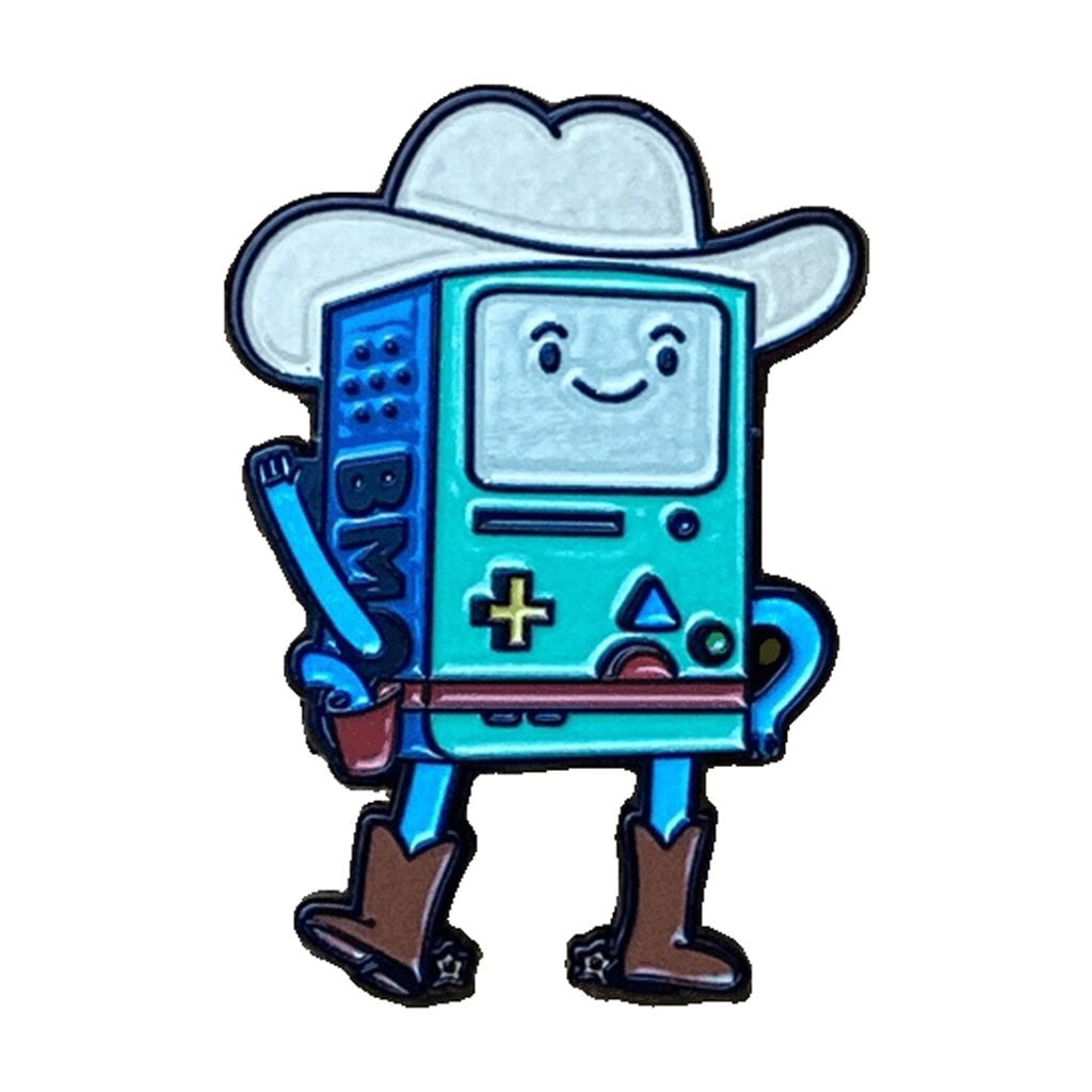 Cowboy BMO Adventure Time Enamel Pin - Walmart.com