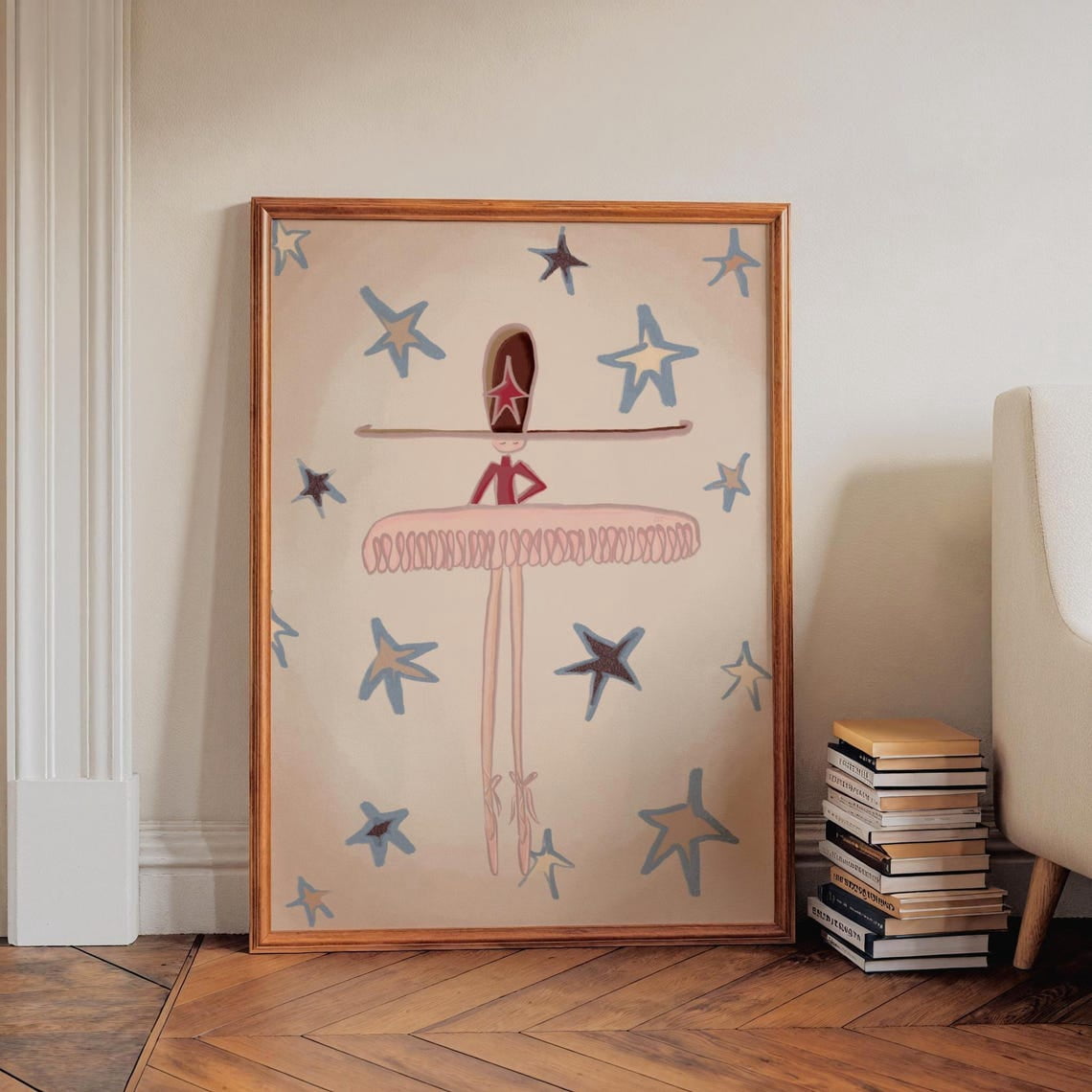 Cowboy Ballerina Wall Art Western Nursery Decor Pink Tutu Rodeo Girl ...