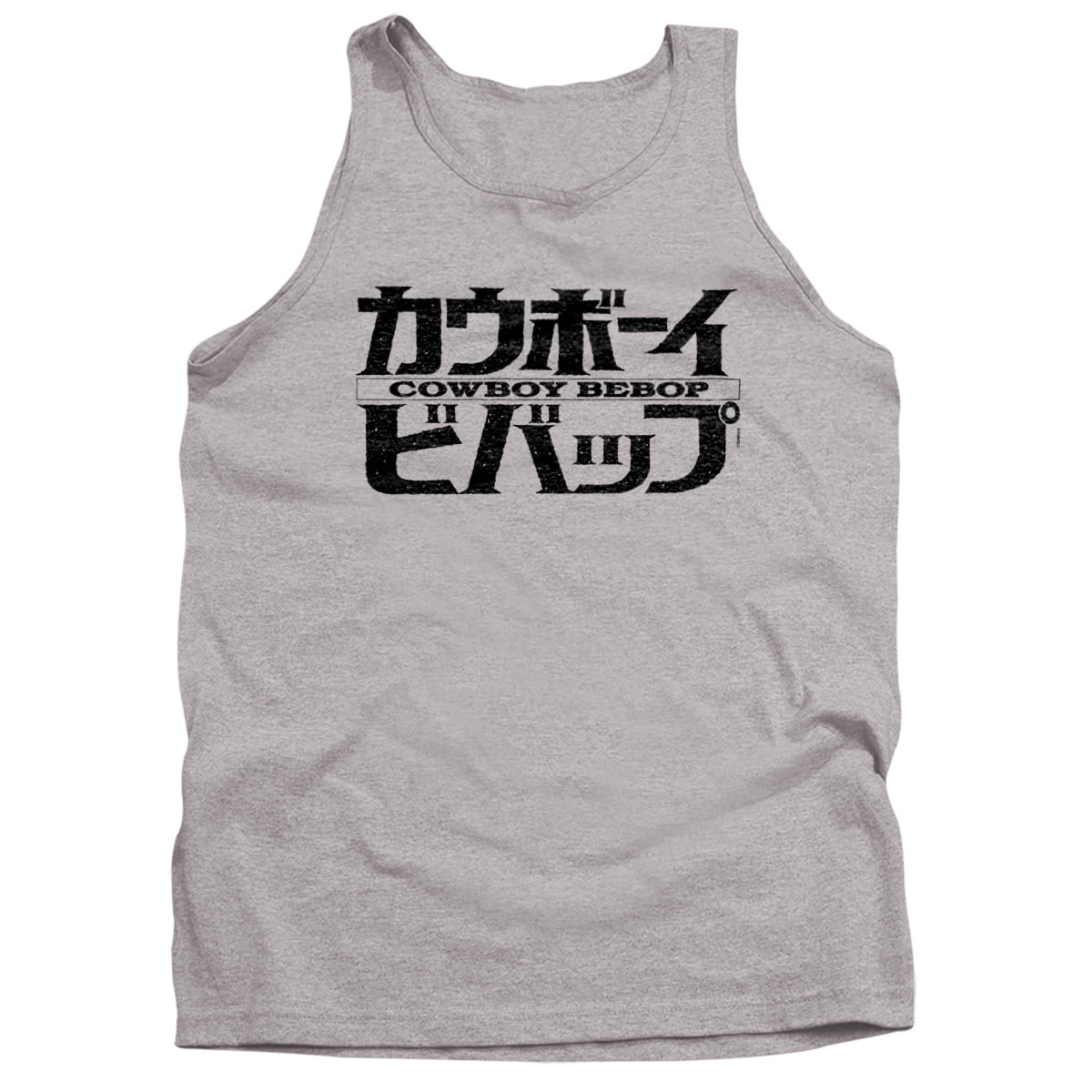 Cowboy Bebop Black Mono Logo Unisex Adult Tank Top, Athletic Heather ...