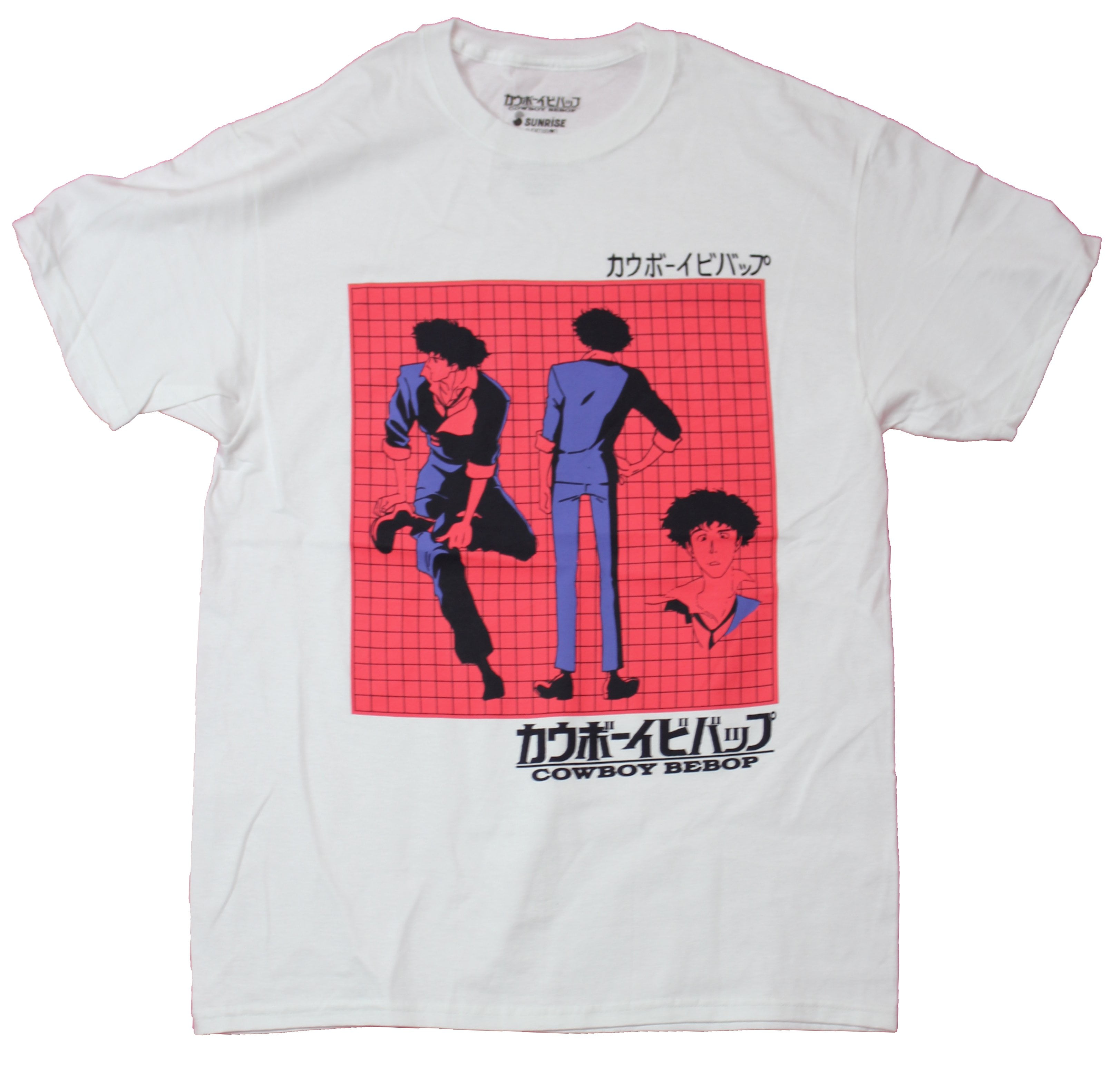 Cowboy Bebop Mens T-Shirt - Spike Kanji Grid Image (Small) - Walmart.com