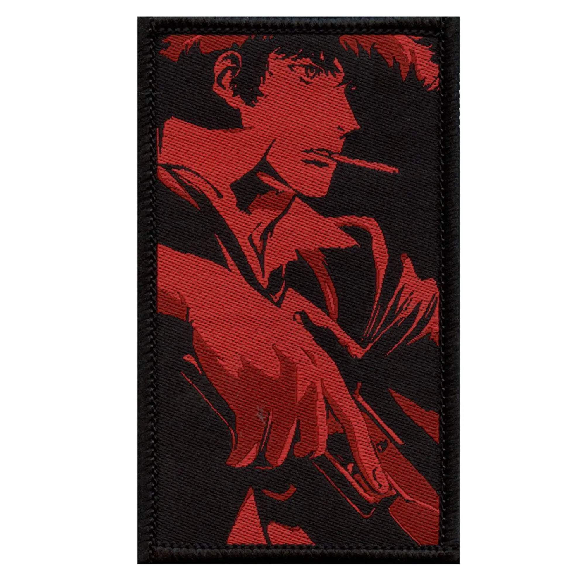 Cowboy Bebop Noir Spike Patch Anime Bounty Western Woven Iron On ...