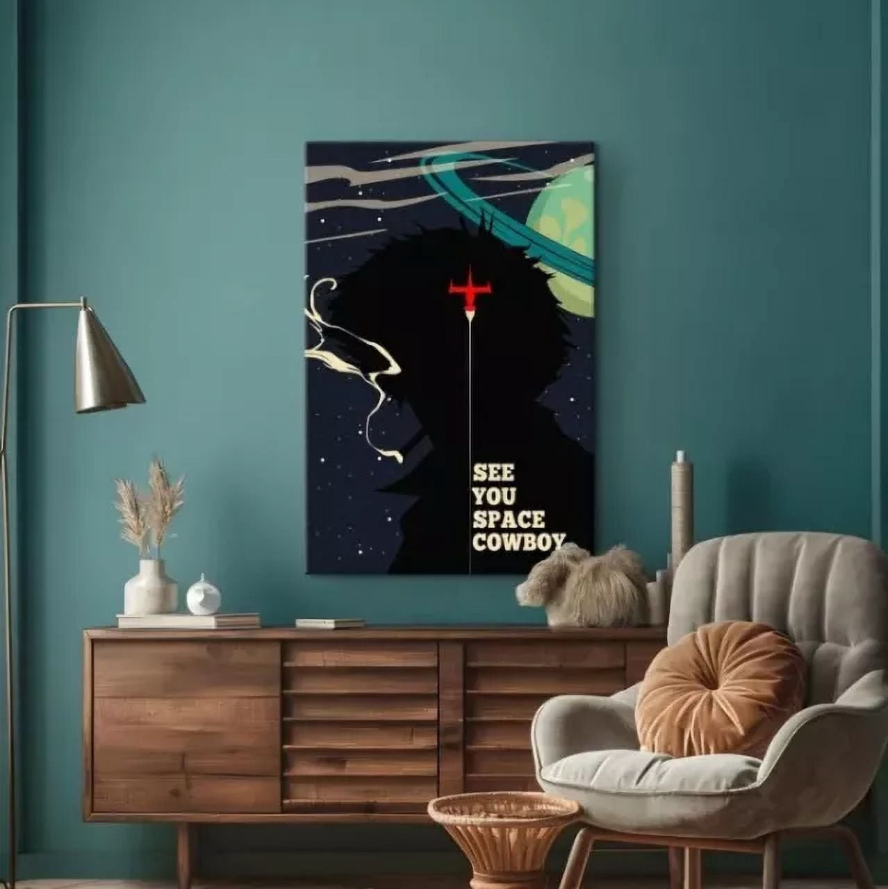 Cowboy Bebop Print, Anime Art Vintage 90S Manga Poster NO FRAMED POSTER ...