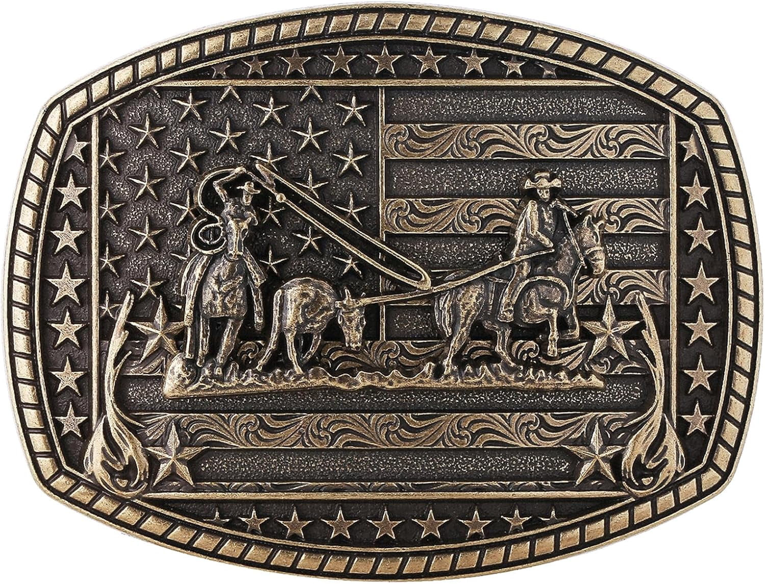 Cowboy Belt Buckle for Men Western Cowgirl Rodeo Longhorn Bull Belt ...