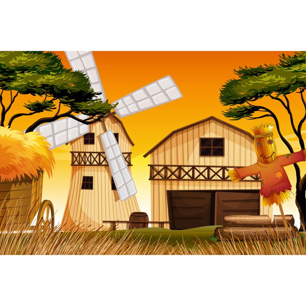 Cowboy Birthday ration Backdrop Photography Custom Boys Town Street ...