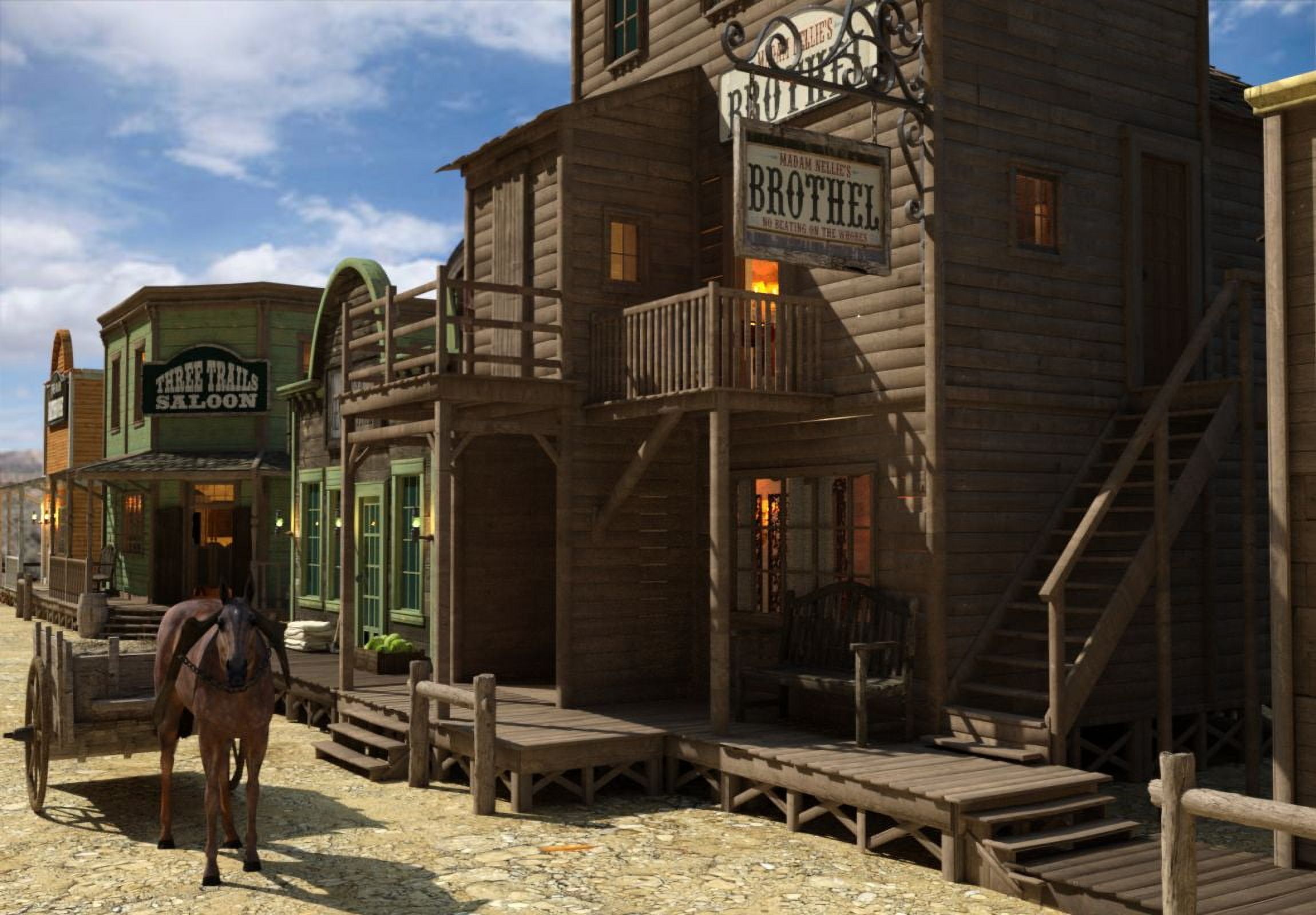 Cowboy Birthday ration Background Style Photography Backdrops Inspired ...