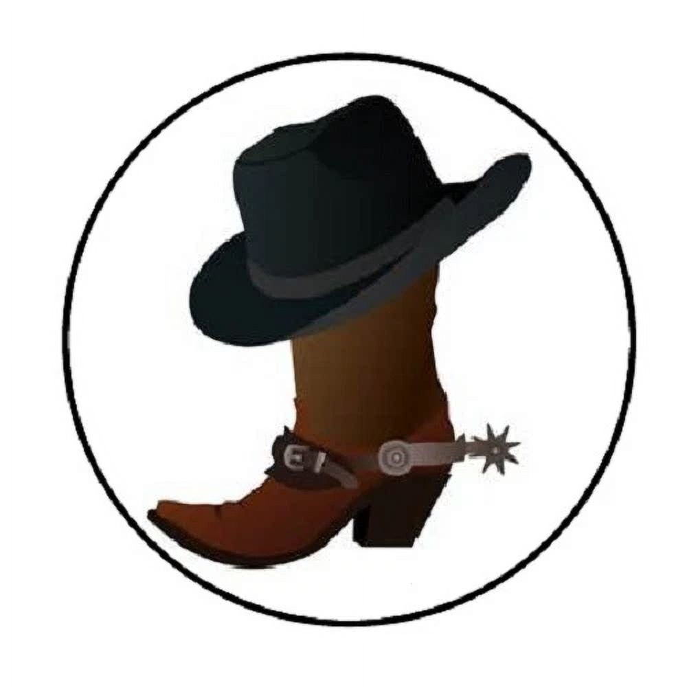 Cowboy Boot And Hat Sticker Phone Decal Water Bottle Stickers Car ...