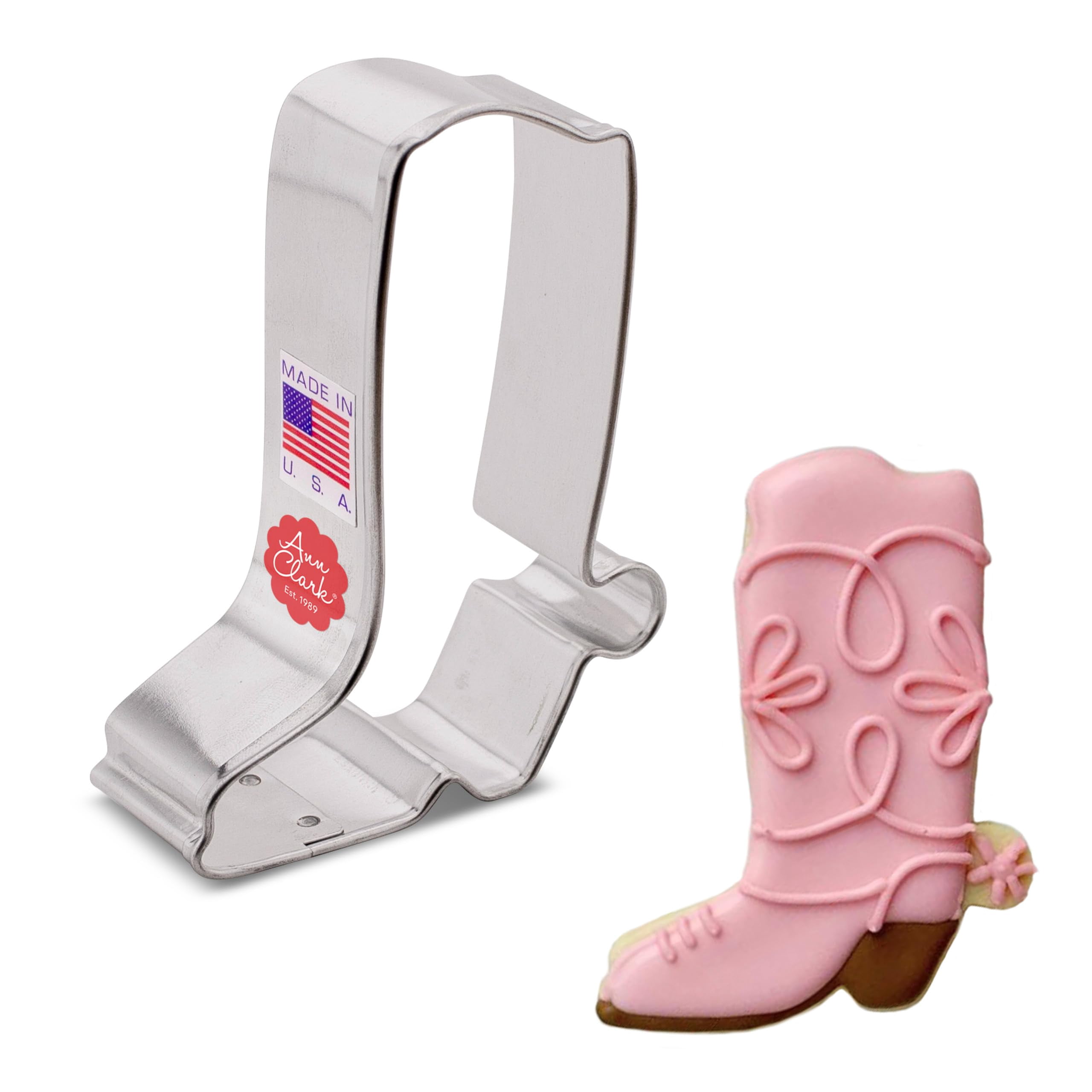 Cowboy Boot Cookie Cutter 3.5" Made in USA - Walmart.com