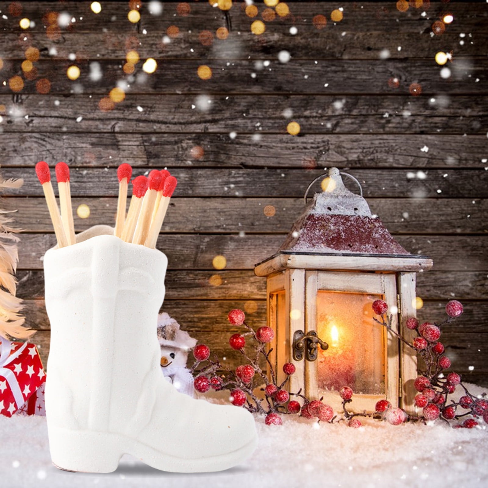 Cowboy Boot Match Holder - Match Holder with Striker - Bathroom Match ...