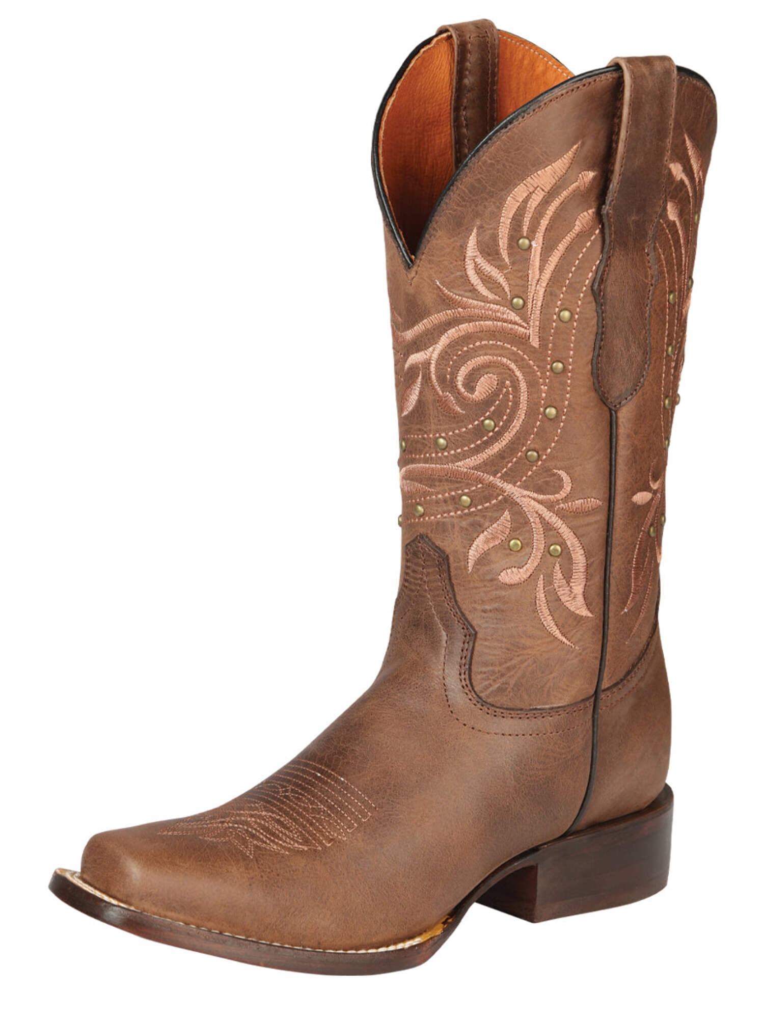Women’s Genuine Leather Classic Western Rodeo Cowgirl Boots 'El General ...