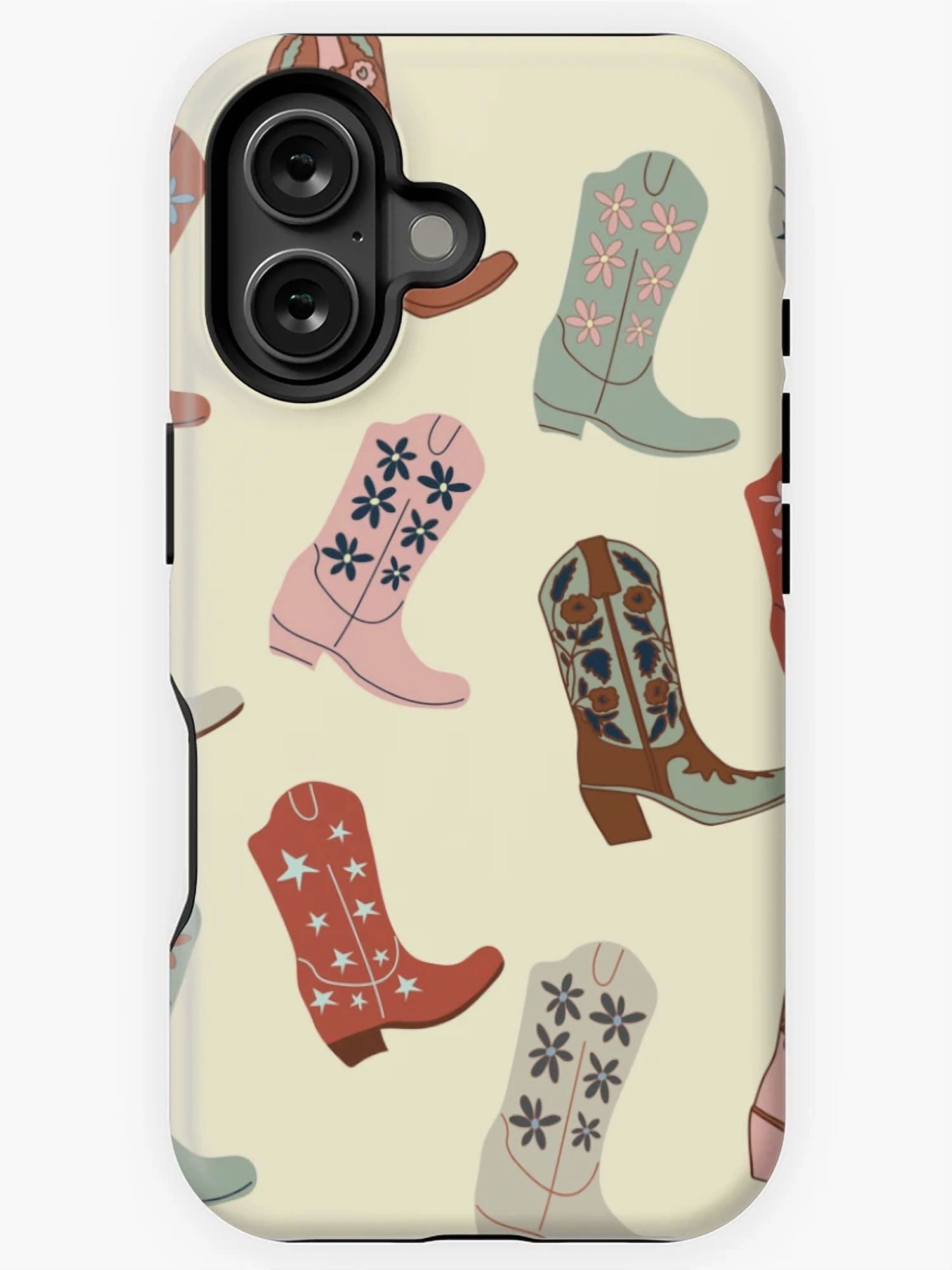 Cowboy Boot Scootin iPhone Case for 16 15 14 13 12 11 Pro Max, Western ...