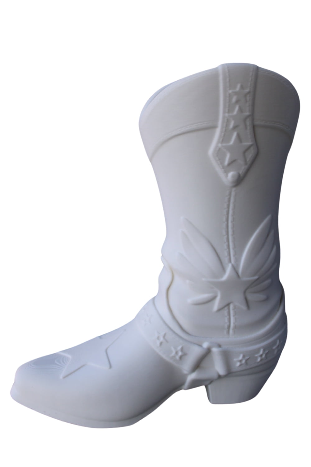 Cowboy Boot Vase for Blooming Bouquets White - Flower Vase - Flower Pot ...