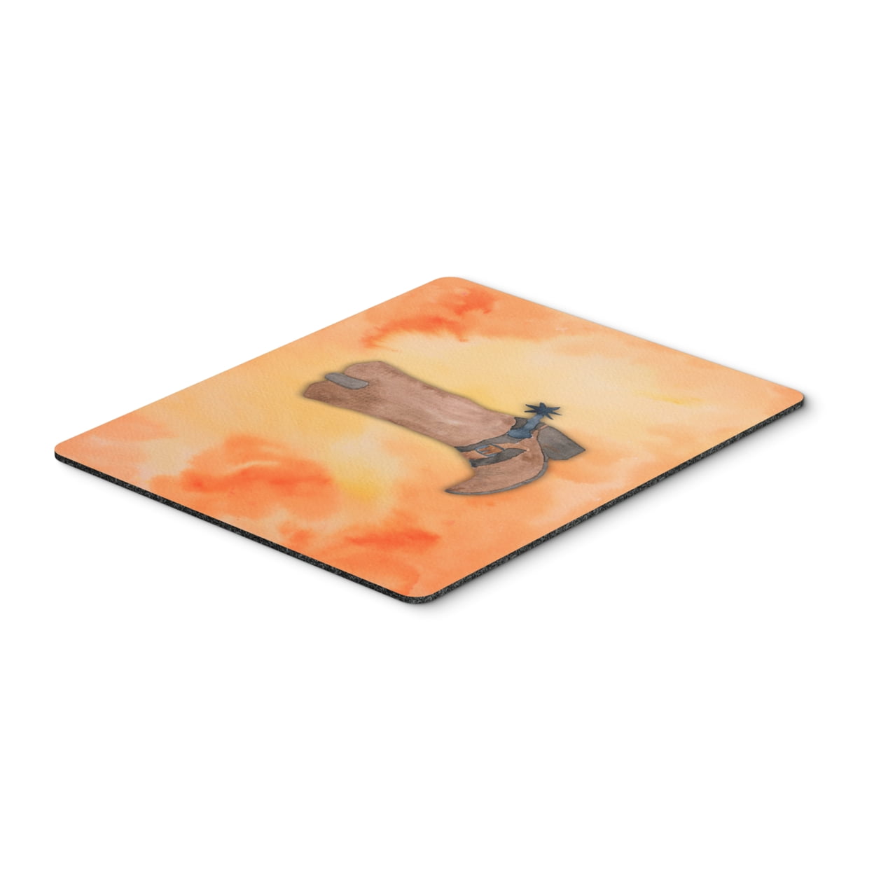Cowboy Boot Watercolor Mouse Pad Hot Pad or Trivet - Walmart.com
